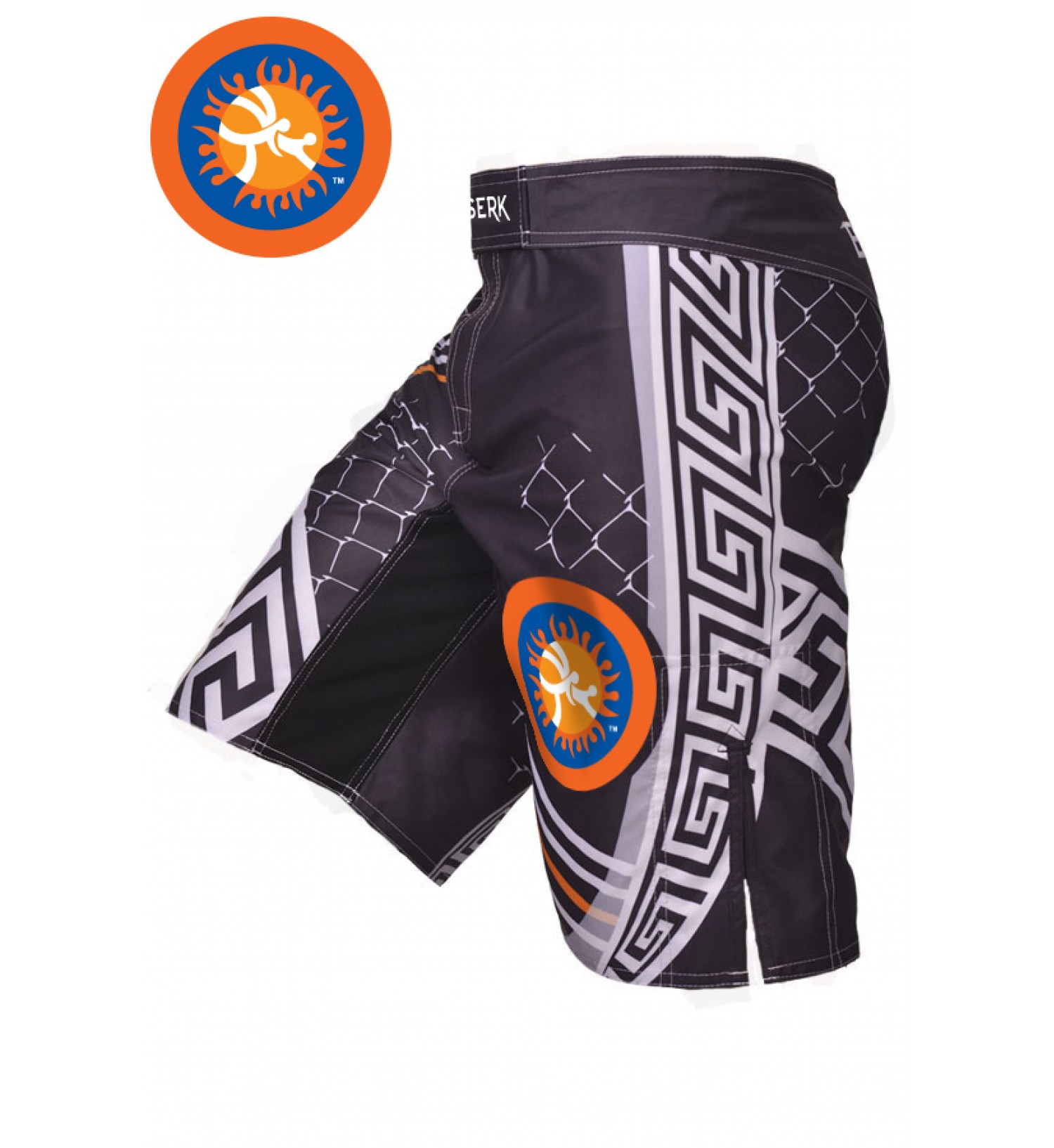 Шорты MMA Berserk Pankration 3D Approved UWW black SH9128B - Берсерк ...